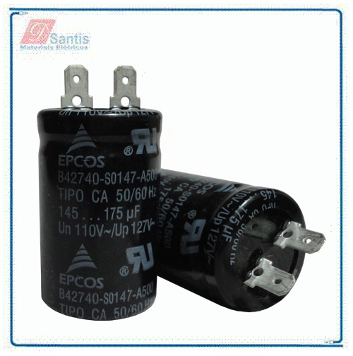 Capacitor 110/220V Eletroliticos - CAPACITOR 145/175 - MINI 110V - D ...