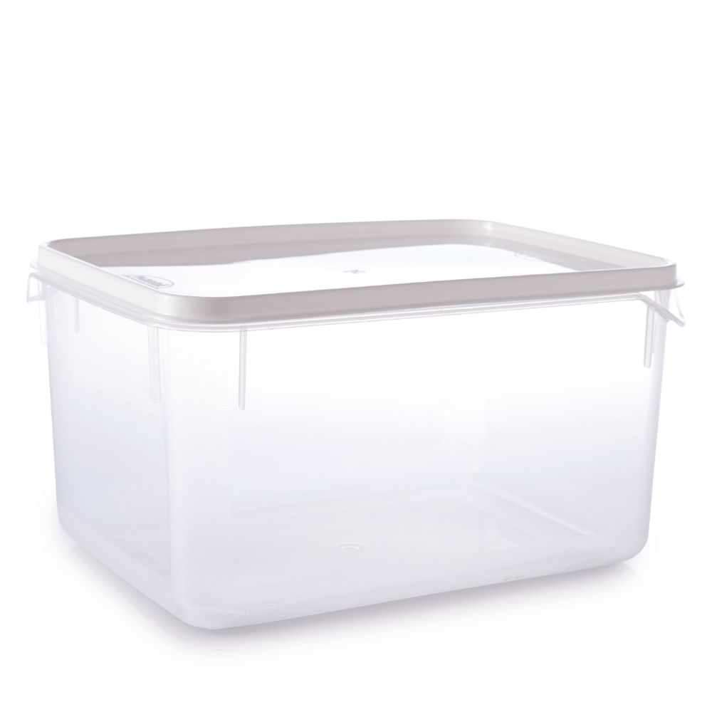 Potes - Pote de plástico transparente para freezer e micro-ondas 6,5 ...
