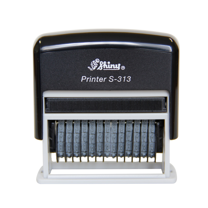 Numeradores & Datadores - Carimbo Shiny Numerador S-313 - 13 dígitos ...