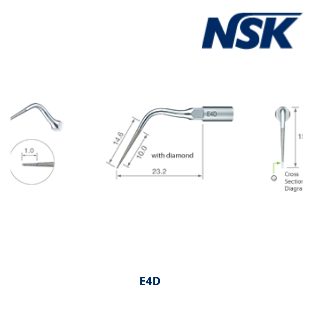 Pontas Ultrassom - Ponta ultrassom E4 D- NSK - Peixoto Equipamentos