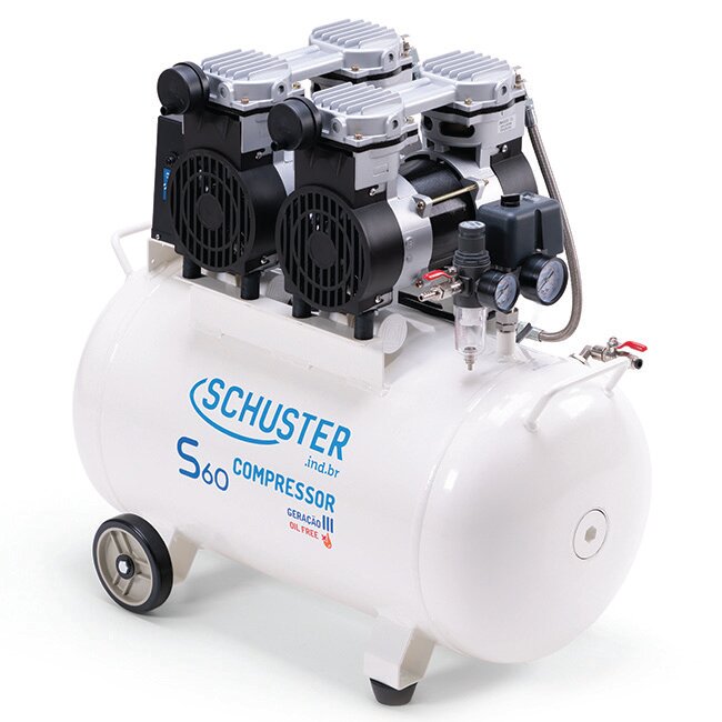 Compressores - Compressor Schuster S60 - 2,4 HP (220V) - Equiponorte